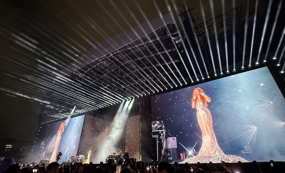 Dan Norman Delivers Striking, Sleek Design For Shakira’s 2025 World To